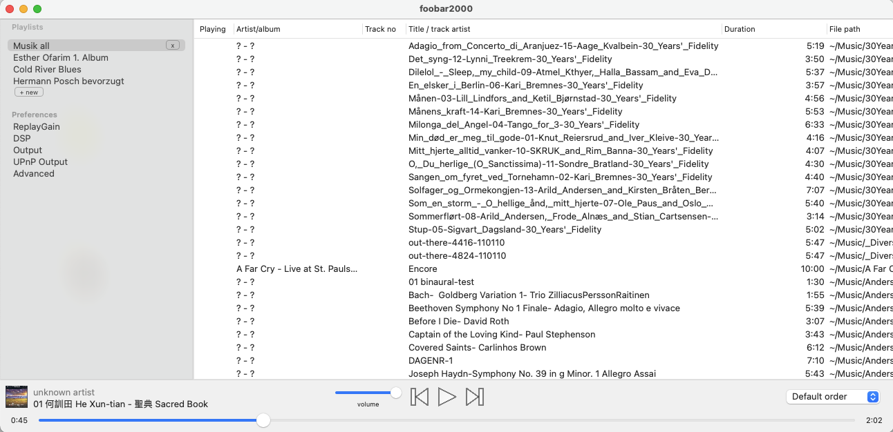 Foobar2000 Mac | hifi, multimedia, pc | hifi-forum.de Bildergalerie